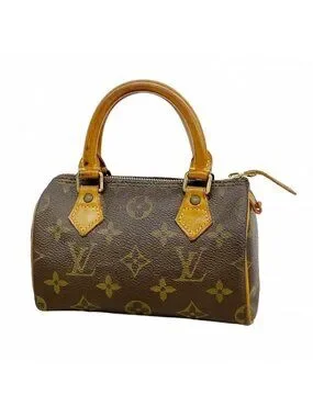 Louis Vuitton | Bags | Louis Vuitton Handbag Monogram Minispeedy Brown ...
